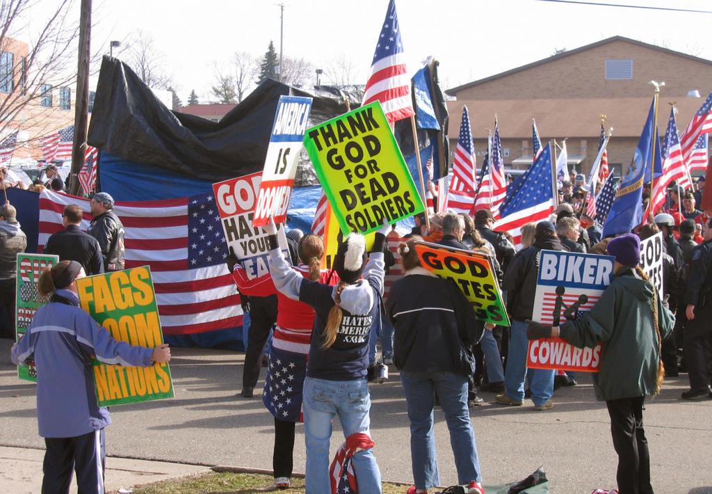 Westboro Baptist Church Protest Funeral