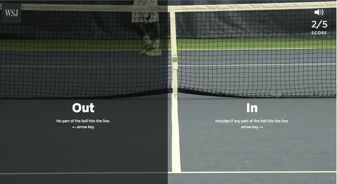 In or Out? Test Your Line-Judge Skills | WNYC | New York Public Radio ...