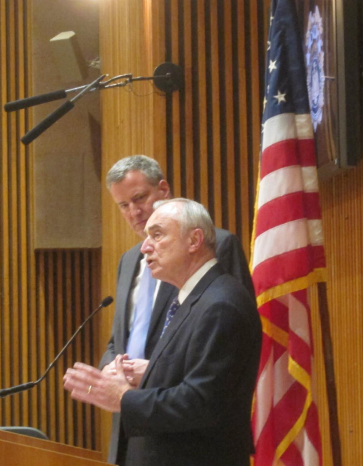At Swearing In, Bratton Promises to Promote Healing | WNYC | New York ...