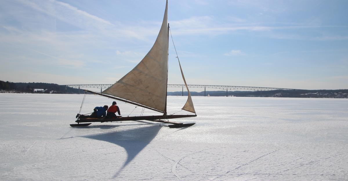 A Foot of Ice on the Hudson? It's a Good Time to Go Ice Yachting - WNYC