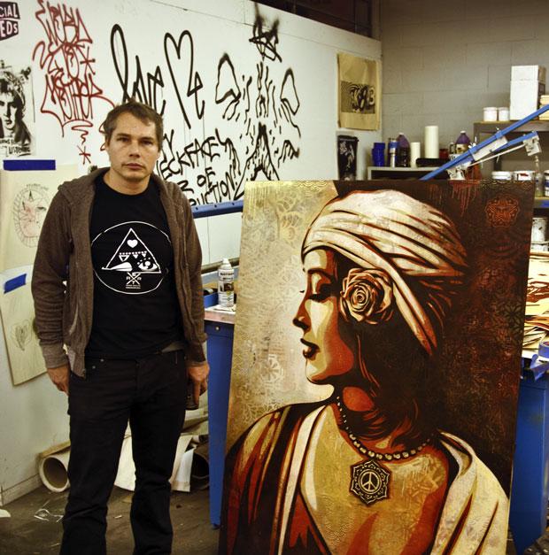 Shepard Fairey Work to Sell at Auction to Benefit the Homeless - WNYC