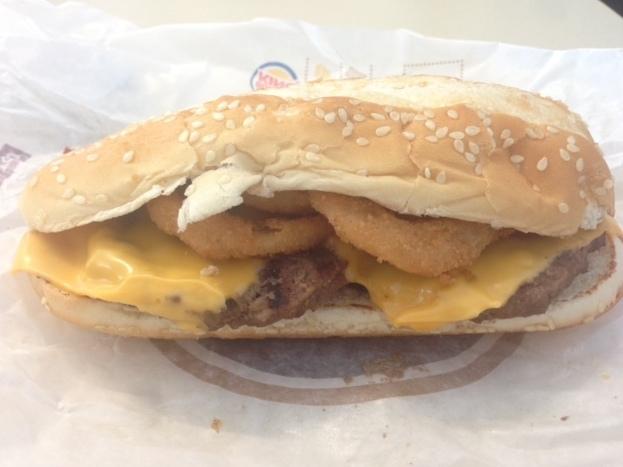 Sandwich Monday: Burger King's Extra Long Cheeseburger | WNYC | New ...