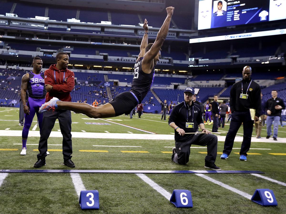 12 Feet: A Soaring New Broad Jump Record Is Set At NFL Combine | WNYC ...