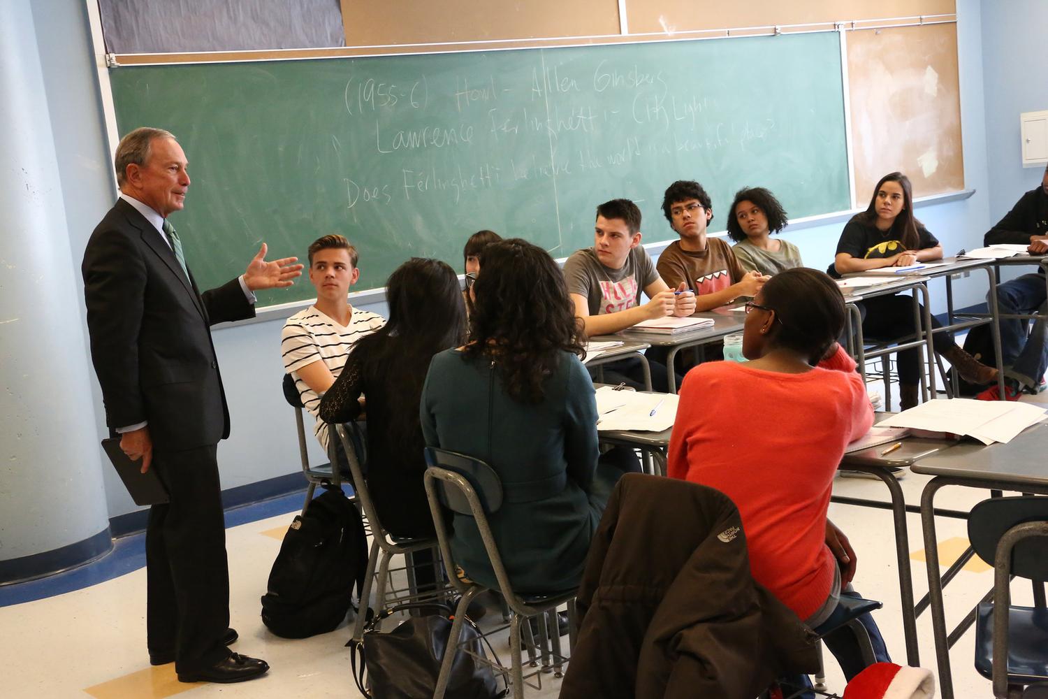Bloomberg's Last Day of School | WNYC | New York Public Radio, Podcasts ...