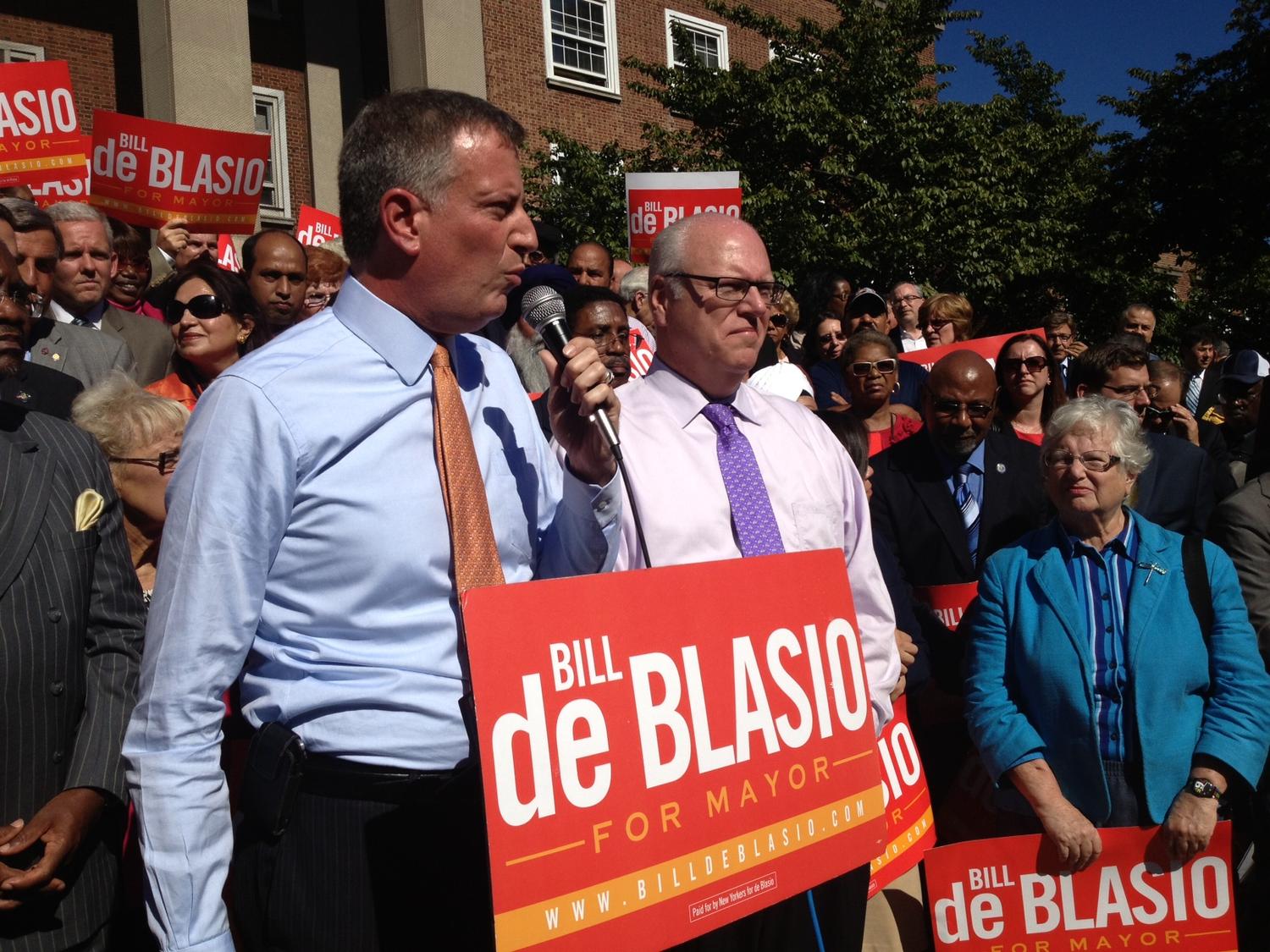 Candidate de Blasio | The Brian Lehrer Show | WQXR