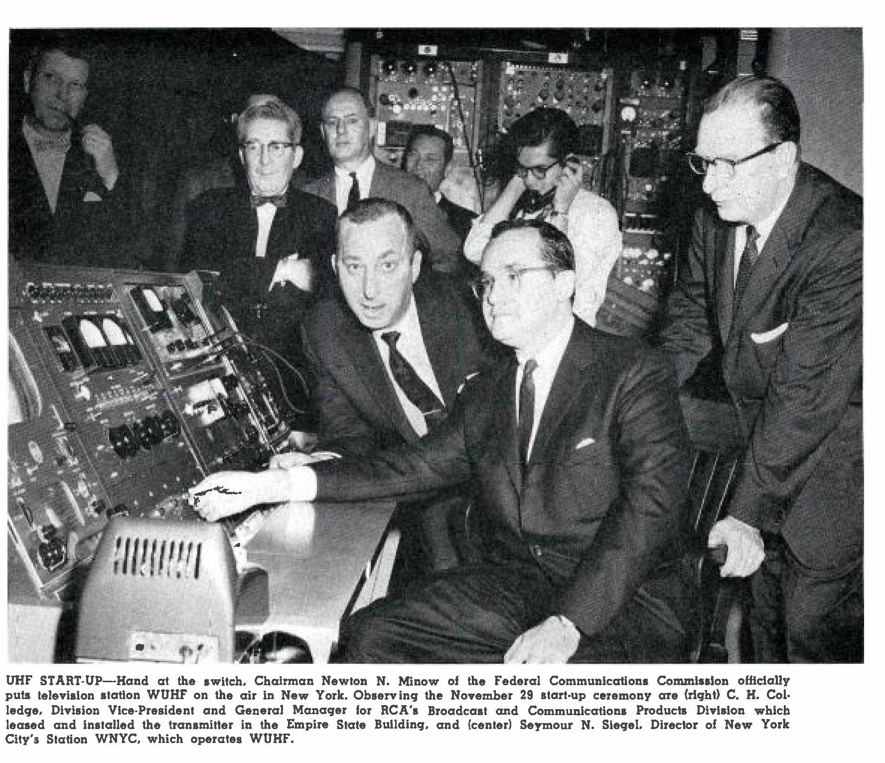 Seymour Siegel on WNYC-TV and the Future of UHF Television | WNYC | New ...