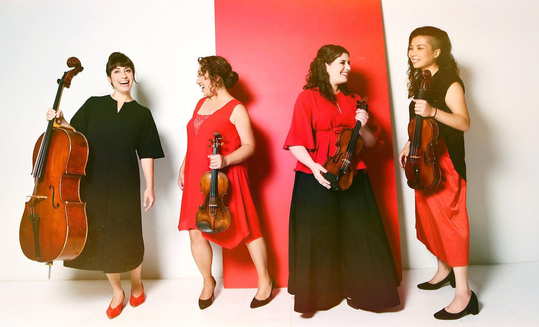 The Aizuri Quartet crosses borders with song at The Greene Space | WNYC ...