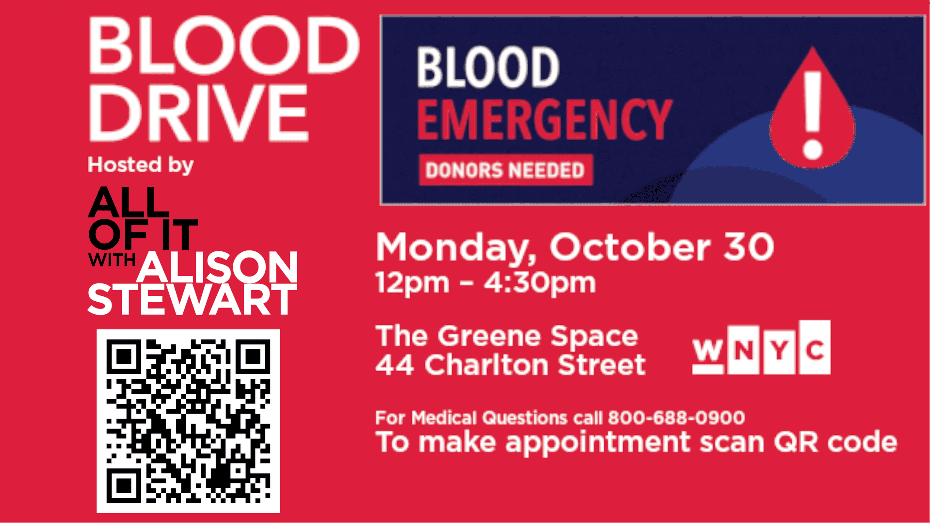 New Rules To Let More People Donate Blood | The Brian Lehrer Show ...