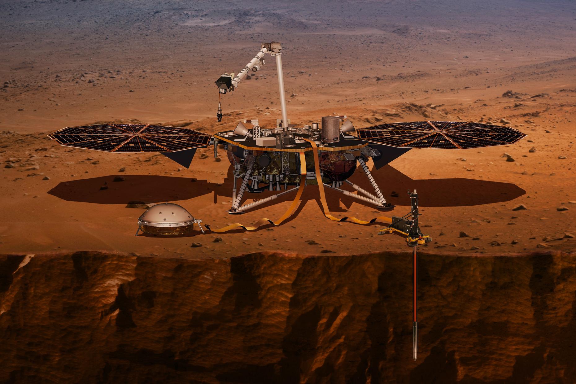 NASA Launches First Ever Mission to Probe Martian Interior | The ...