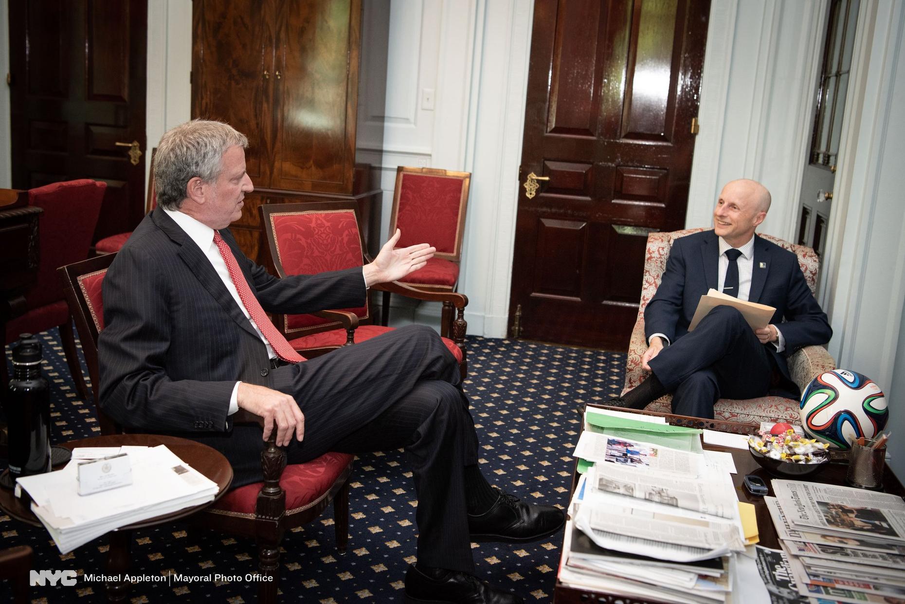 Mayor and Head of the City Transit System Meet ... Finally | WNYC | New ...