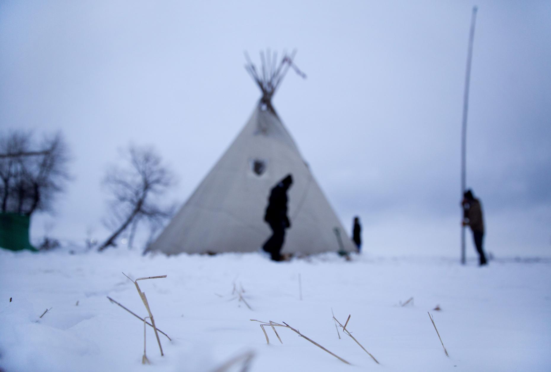 Despite Winter Weather, Unity Remains at Standing Rock | The Takeaway ...