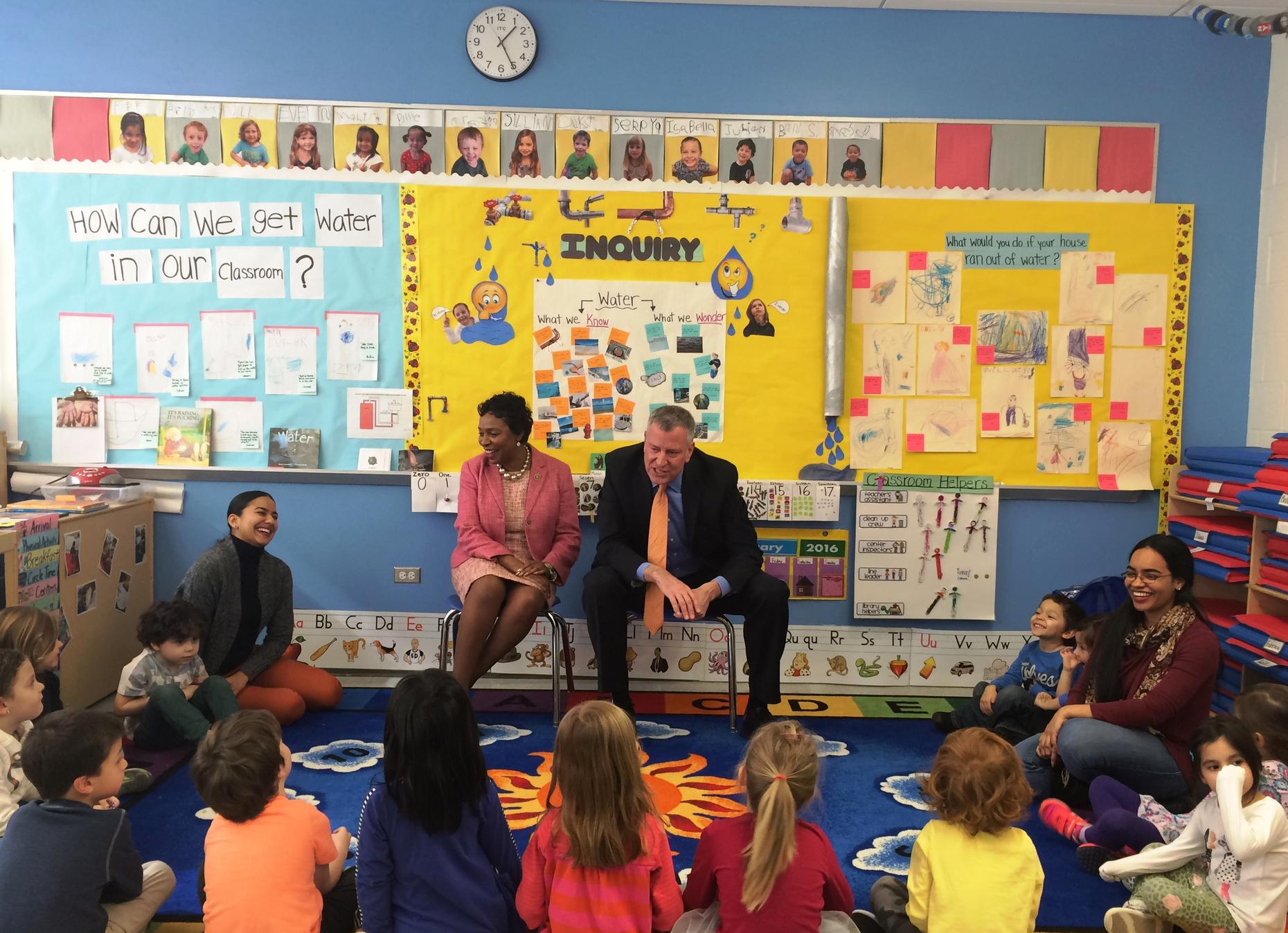 De Blasio Urges Families To Sign Up For Pre K Wnyc New York Public