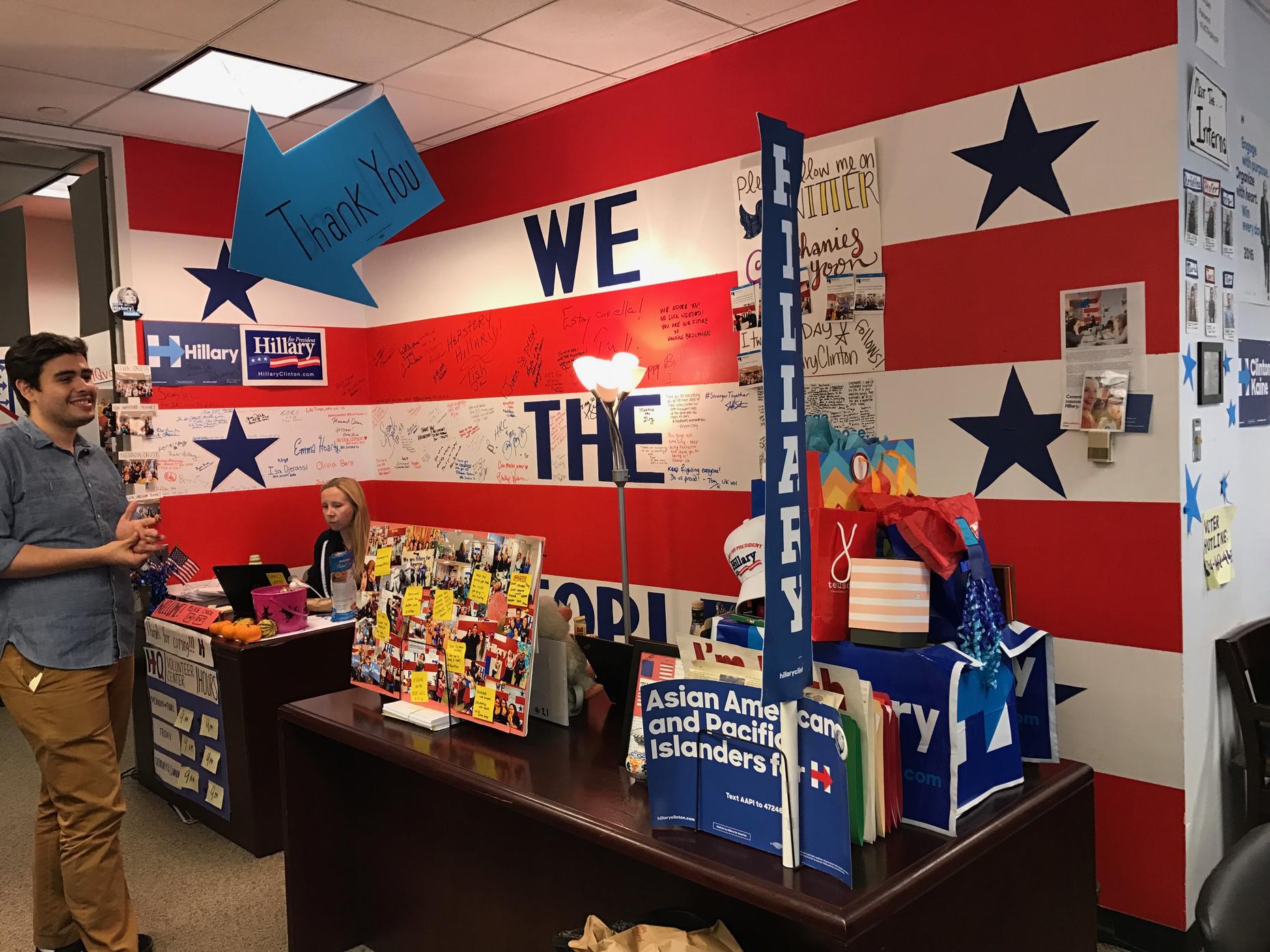 Inside Hillary Clinton's Brooklyn Headquarters | The Takeaway | WNYC