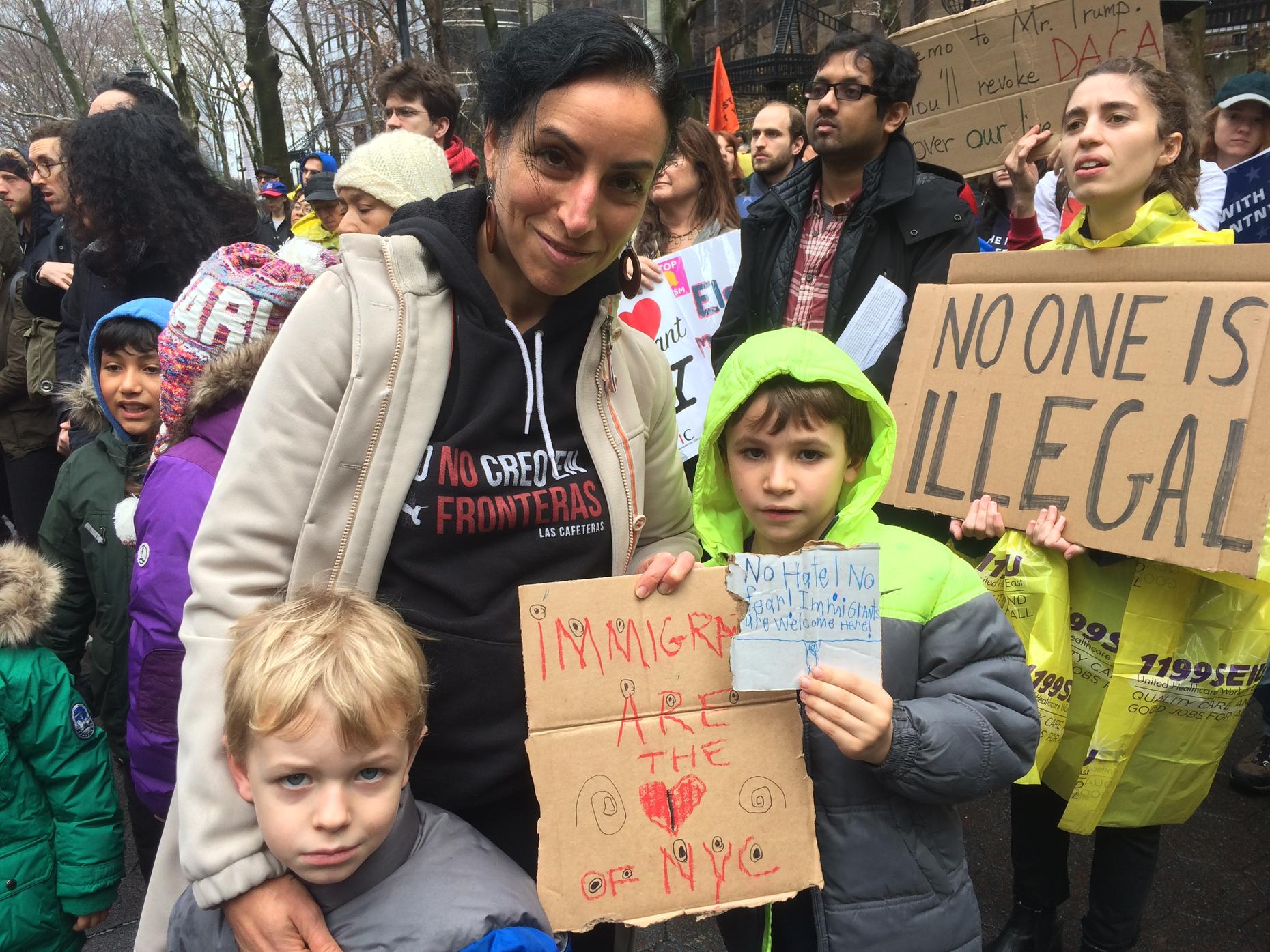 Immigrant Rights March Takes Manhattan | WNYC | New York Public Radio ...