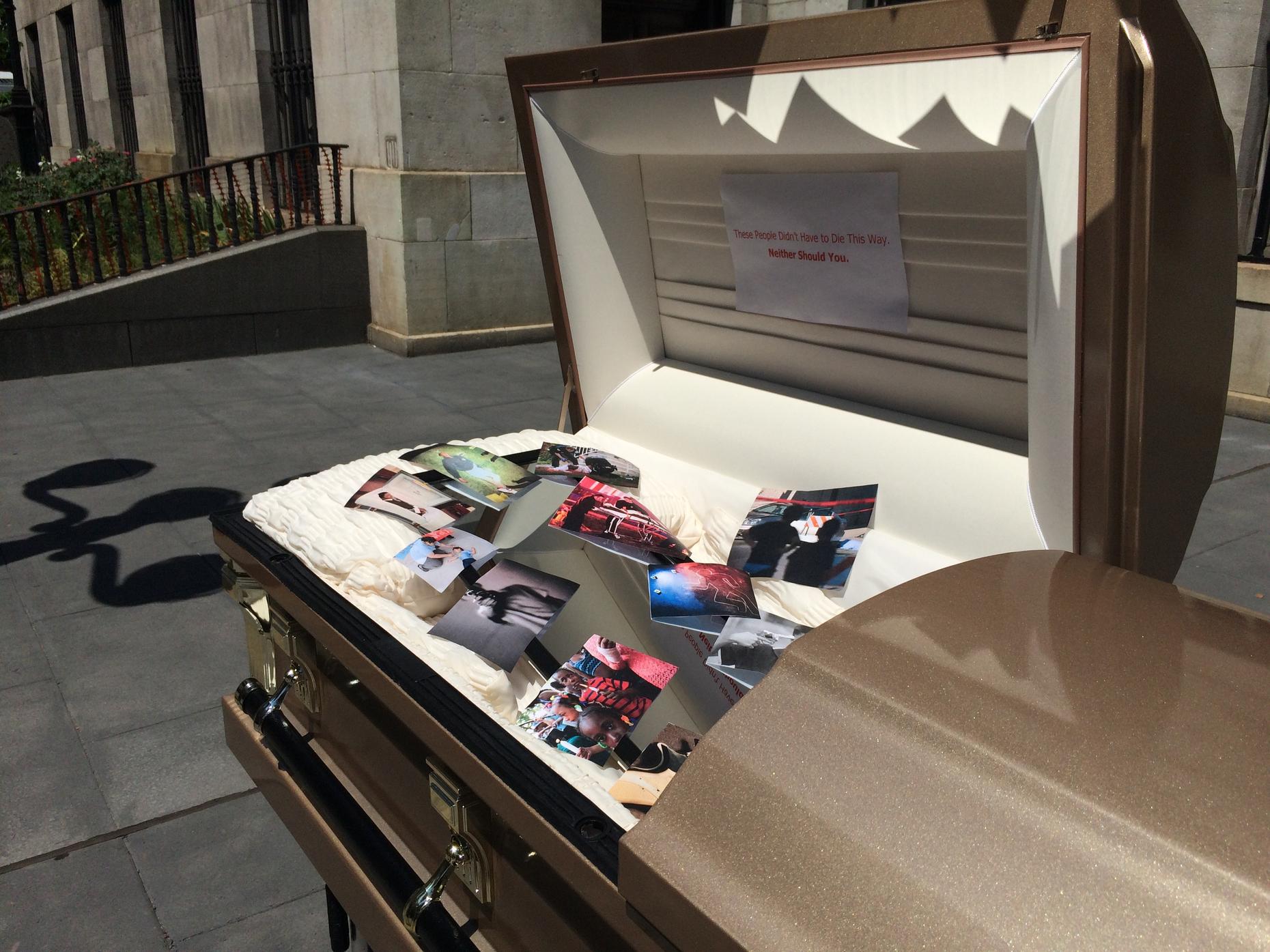 In Brooklyn, an Open Casket Sparks Conversations About Gun Violence ...