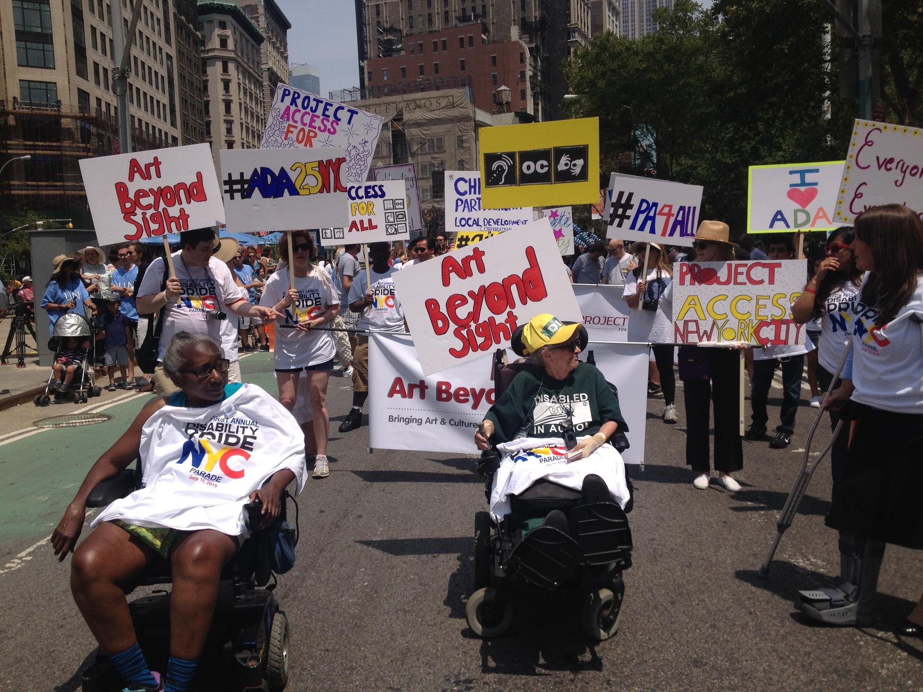 Disabled Community 'Walks, Rides and Rolls' Down Broadway to Celebrate ...