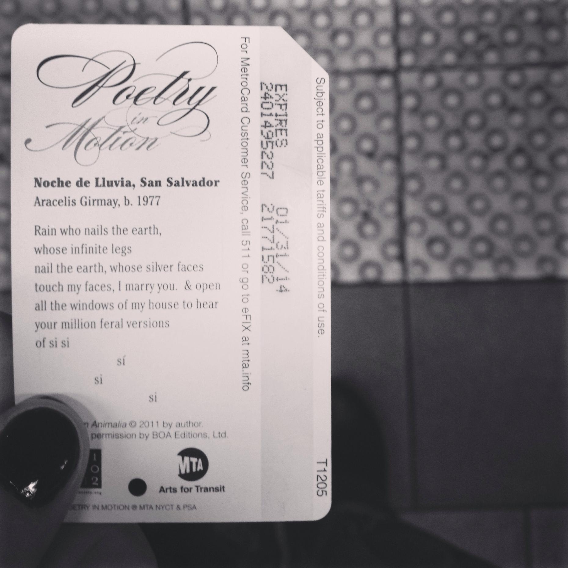 Subway Stranger Poetry | The Brian Lehrer Show | WNYC