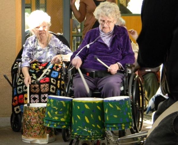 Drum Beats Bring Seniors Together | WNYC | New York Public Radio ...