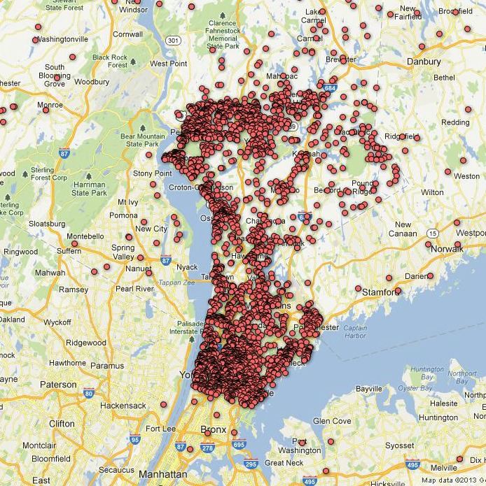 Newspaper Publishes a Map Showing Where Gun Owners Live | On the Media ...