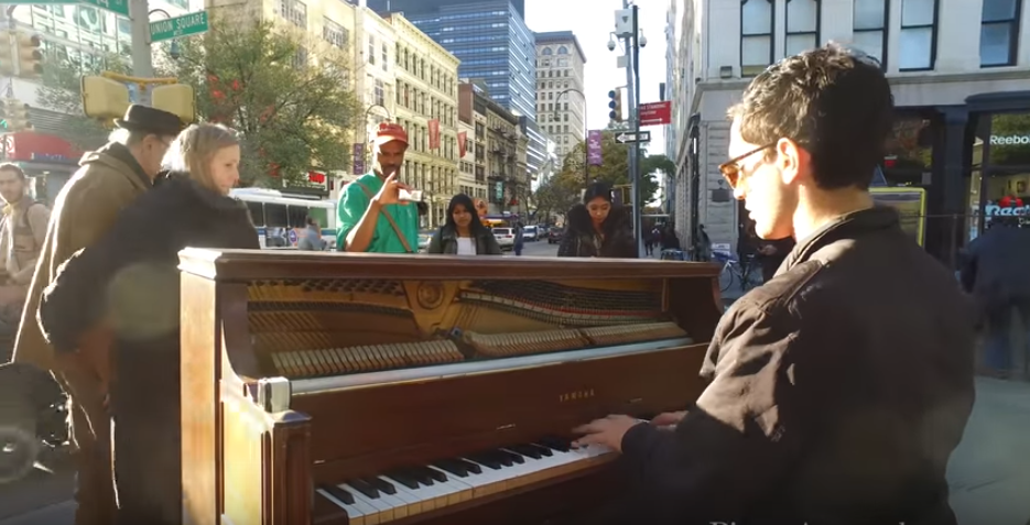 Watch an Extraordinary Busker Play Chopin in the Middle of Union Square ...
