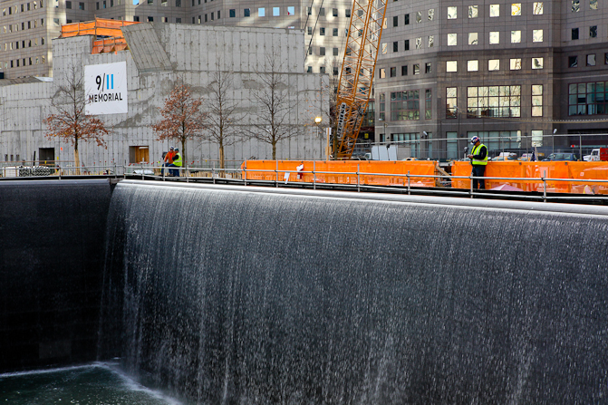 WNYC World Trade Center Construction - Memorial Pools