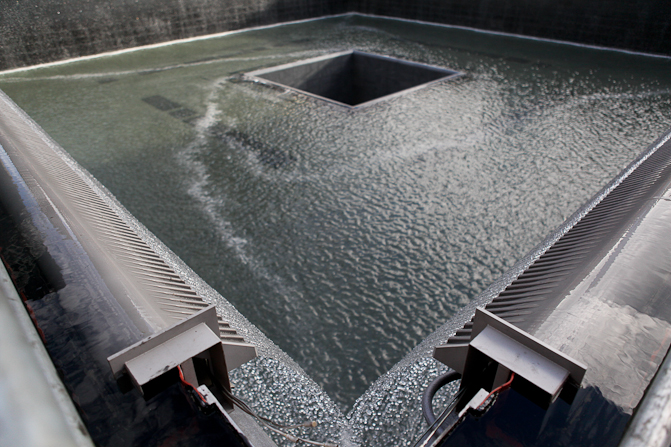 WNYC World Trade Center Construction - Memorial Pools