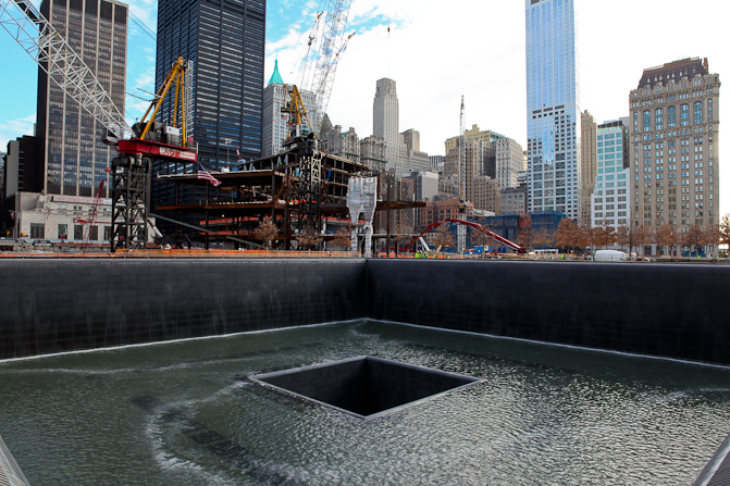 WNYC World Trade Center Construction - Memorial Pools