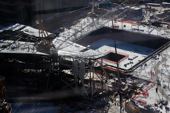 WNYC World Trade Center Construction - Memorial Pools