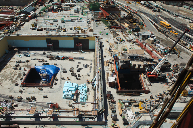 WNYC World Trade Center Construction - Memorial Pools