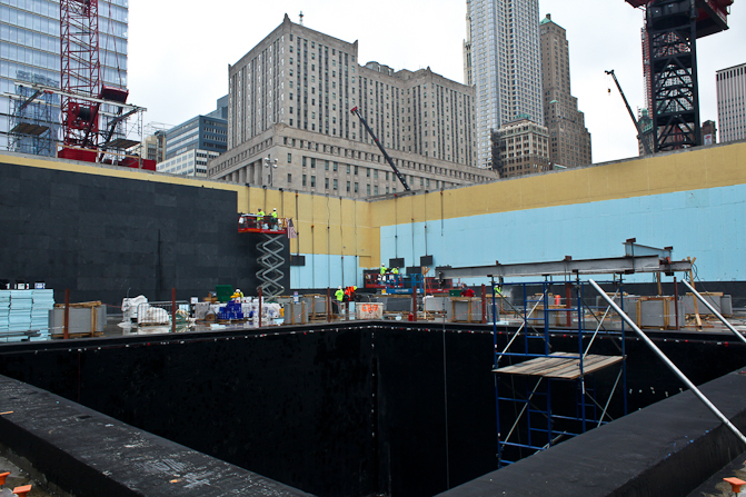 WNYC World Trade Center Construction - Memorial Pools