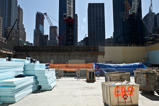 WNYC World Trade Center Construction - Memorial Pools