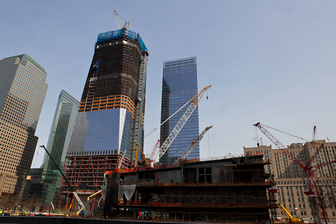 WNYC World Trade Center Construction - WTC Outside